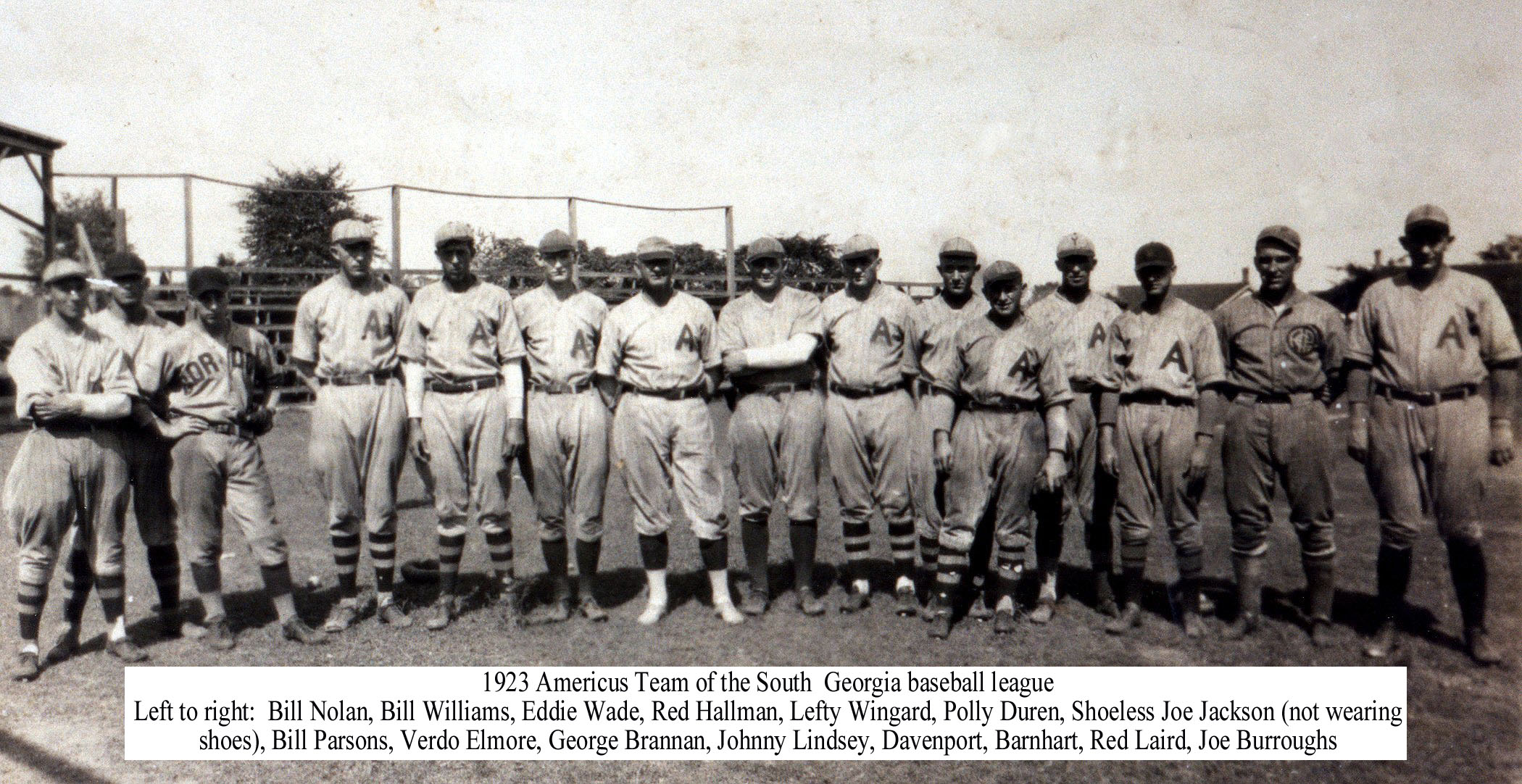 Shoeless Joe Jackson Without Shoes