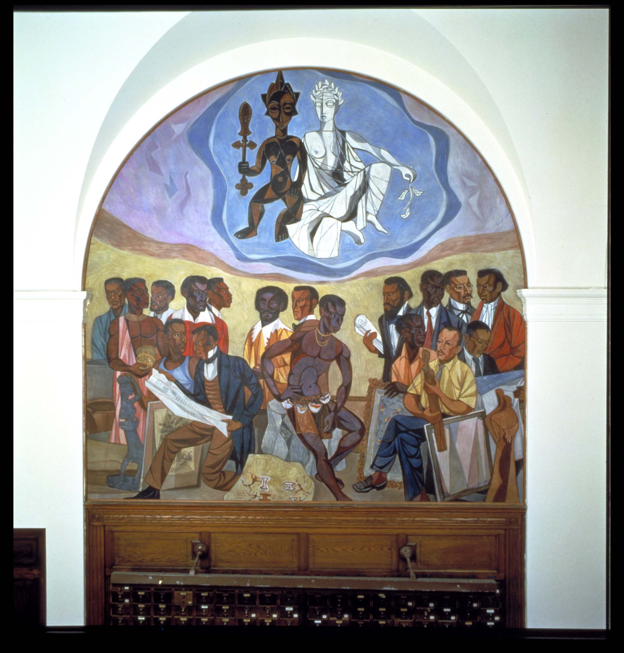 Hale Woodruff Afro Emblems