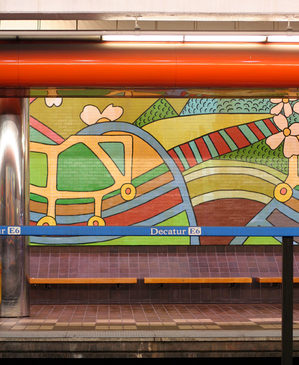 Decatur Station Mural - New Georgia Encyclopedia