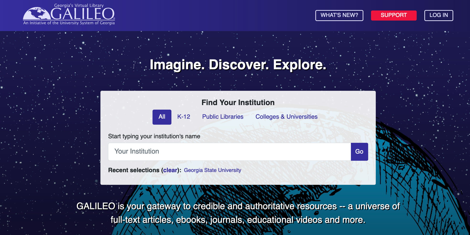 GALILEO - New Georgia Encyclopedia