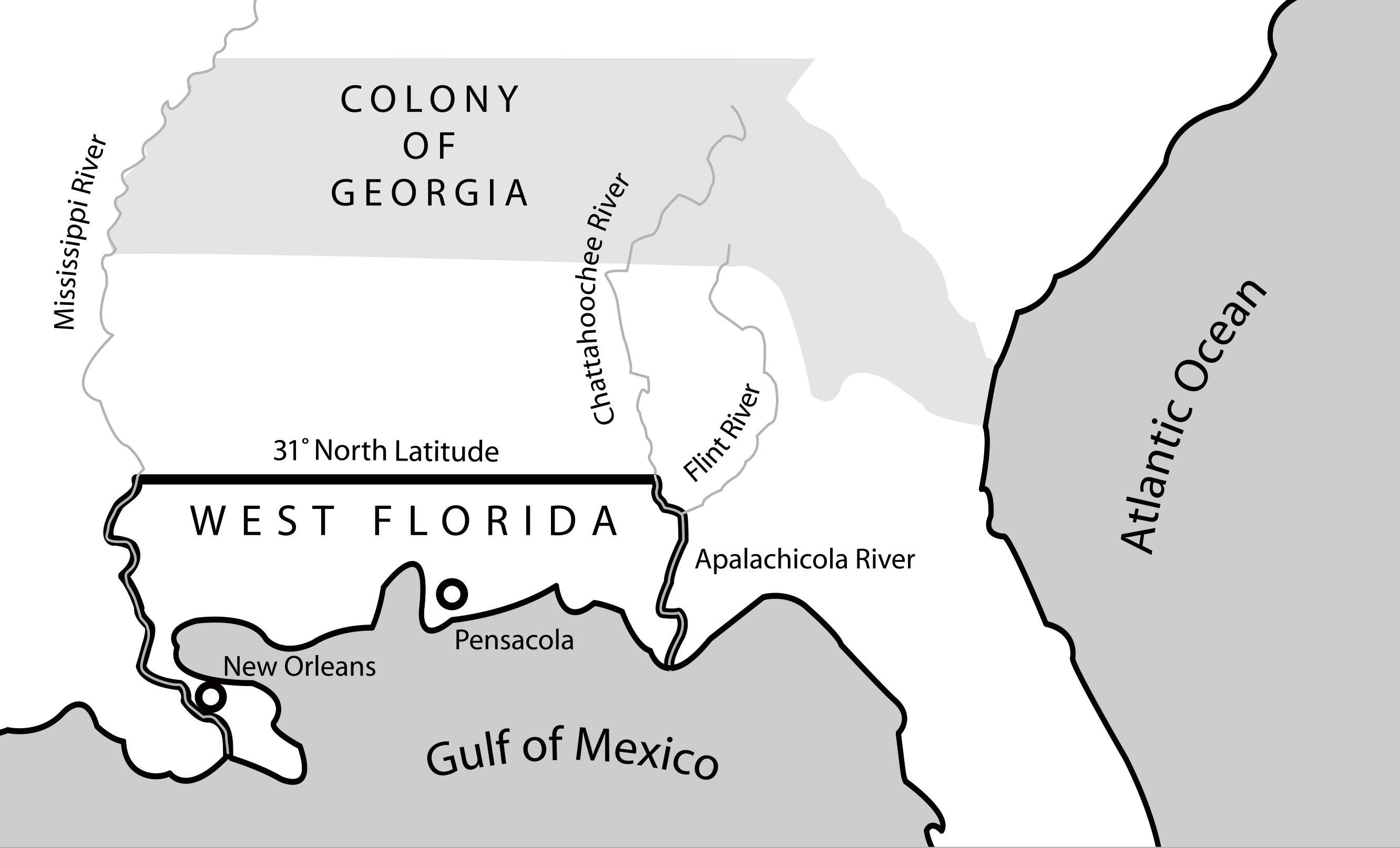 Colony of West Florida, 1763 - New Georgia Encyclopedia